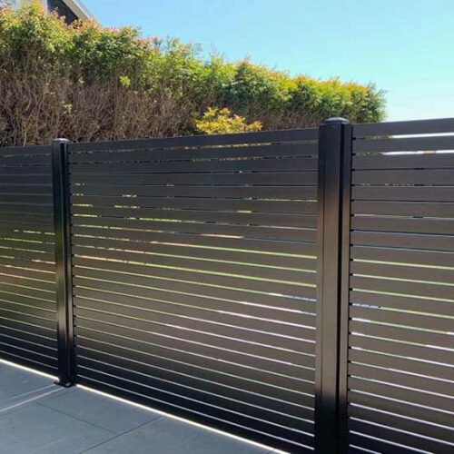 Aluminum Horizontal Fence Gallery - Aluminum Horizontal Fence